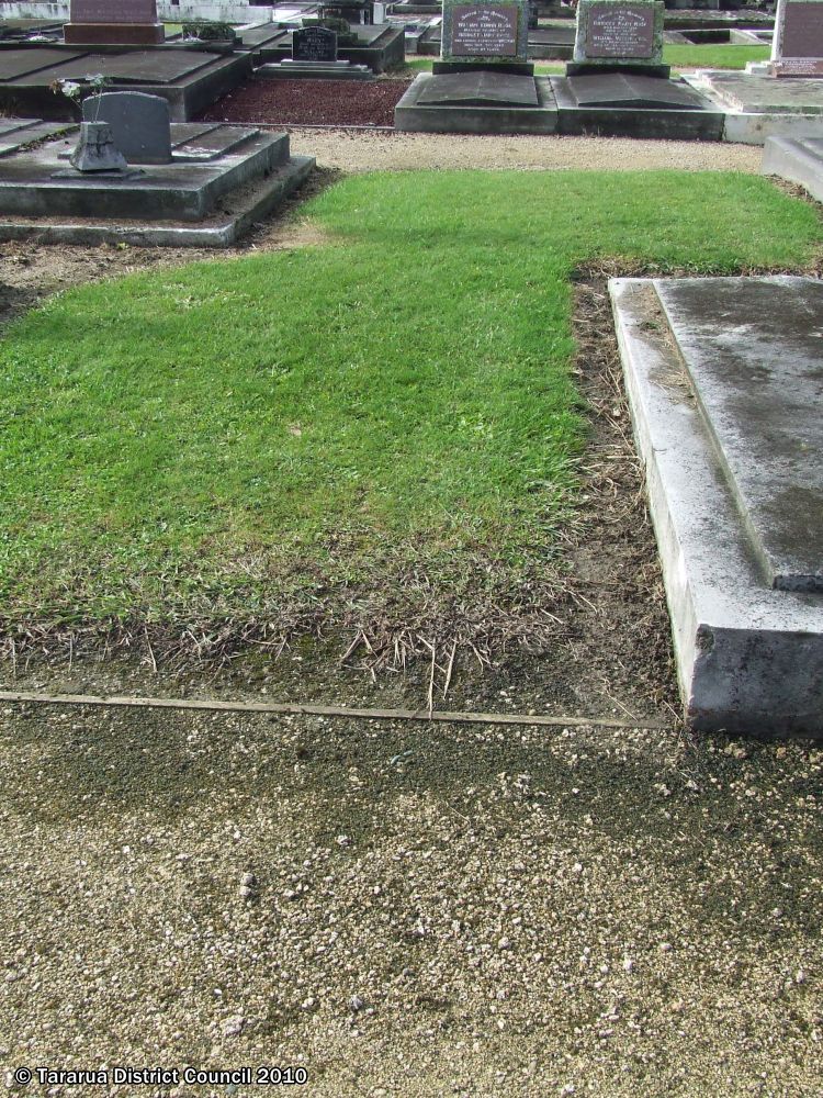 Cemetery Record Details | Tararua District Council
