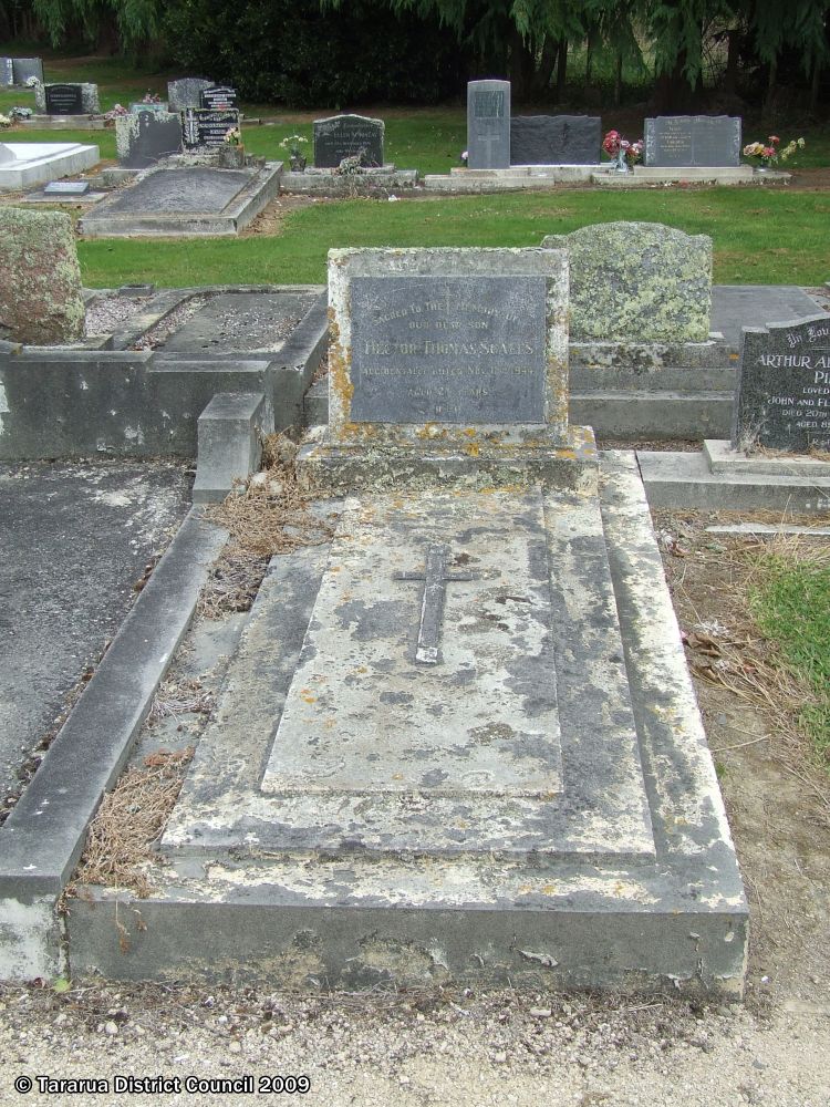 Cemetery Record Details | Tararua District Council