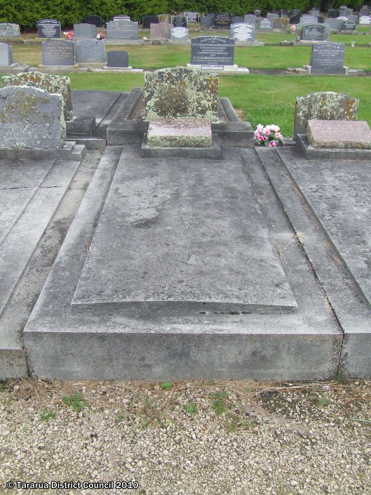 Cemetery Record Details | Tararua District Council