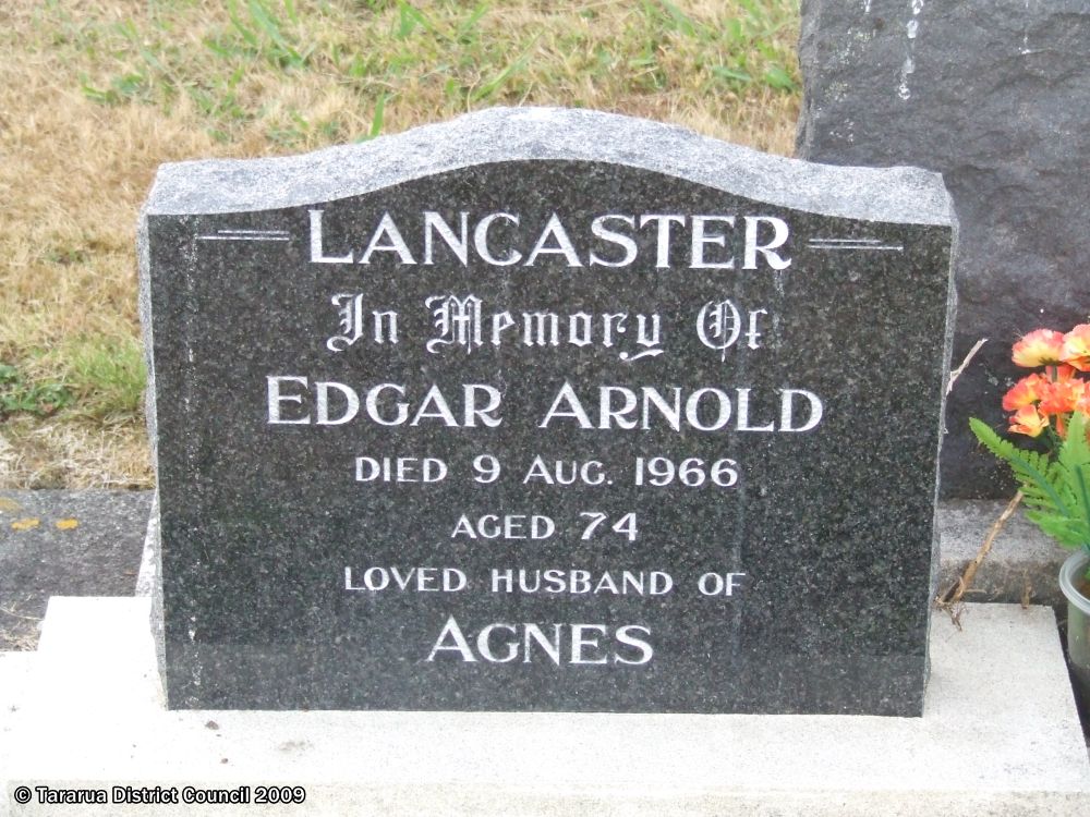 Cemetery Record Details | Tararua District Council