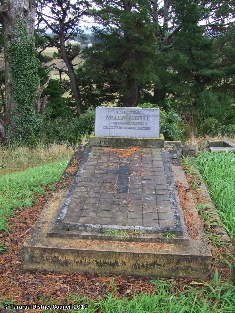 Cemetery Record Details | Tararua District Council