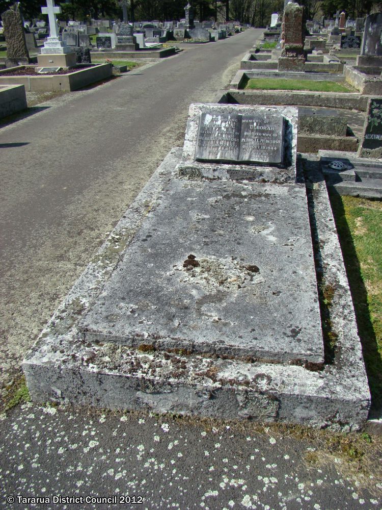 Cemetery Record Details | Tararua District Council