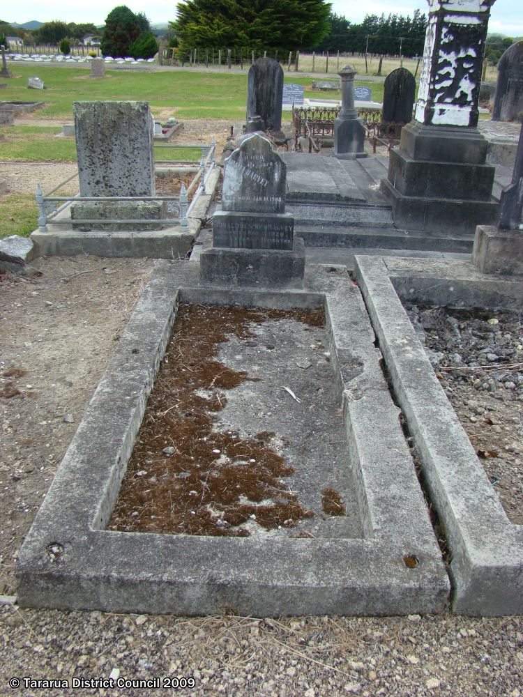 Cemetery Record Details | Tararua District Council