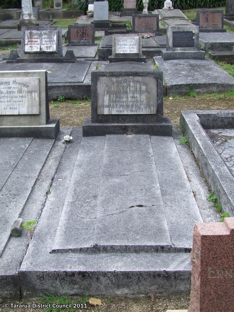 Cemetery Record Details | Tararua District Council