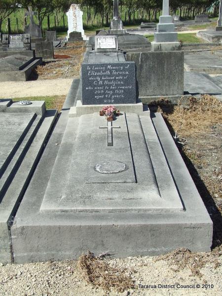 Cemetery Record Details | Tararua District Council