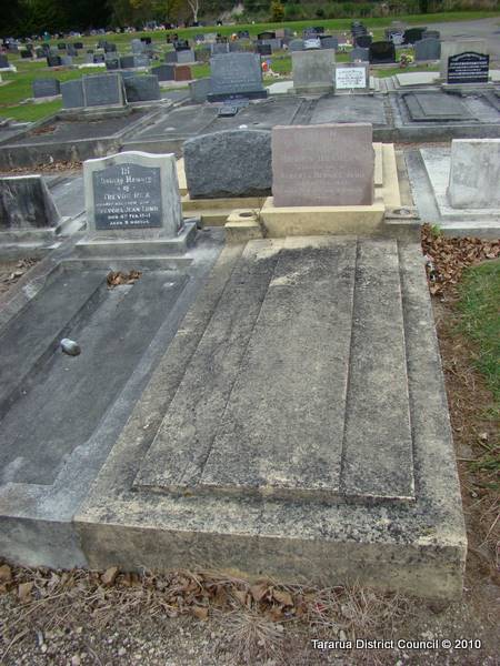 Cemetery Record Details | Tararua District Council