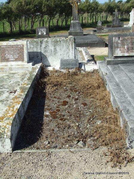 Cemetery Record Details | Tararua District Council