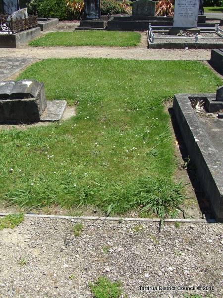 Cemetery Record Details | Tararua District Council
