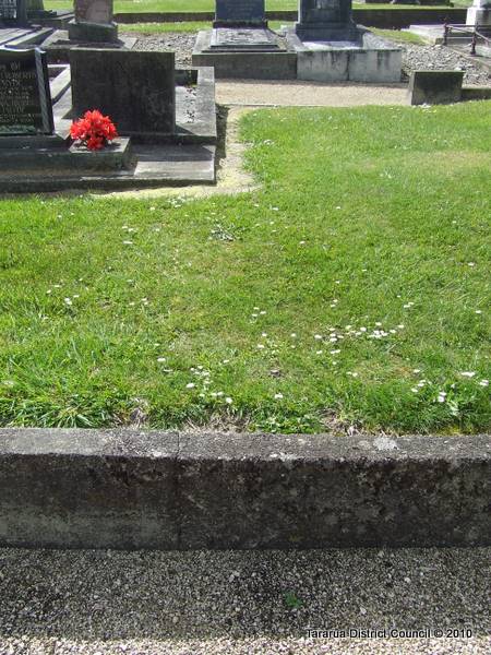 Cemetery Record Details | Tararua District Council